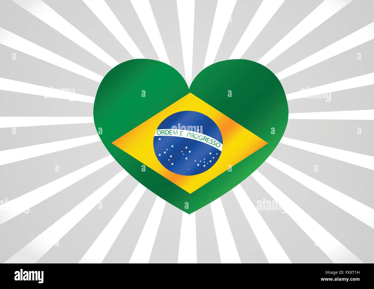 Brazil flag theme idea design Stock Vector Image & Art - Alamy