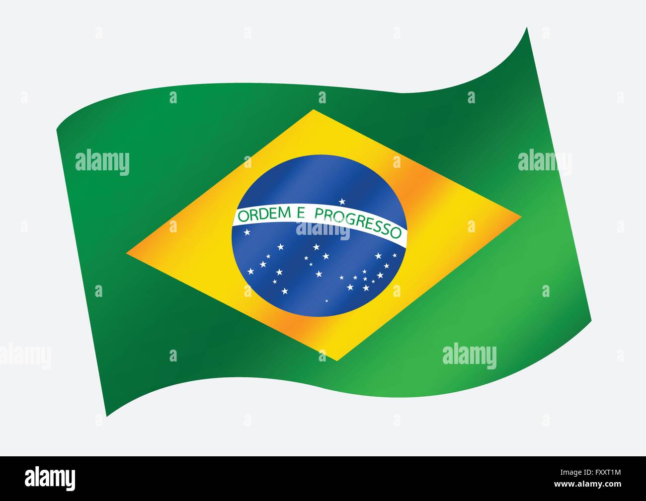 Brazil flag theme idea design Stock Vector Image & Art - Alamy