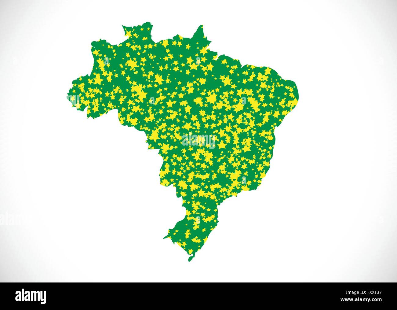 Brazil flag theme idea design Stock Vector Image & Art - Alamy