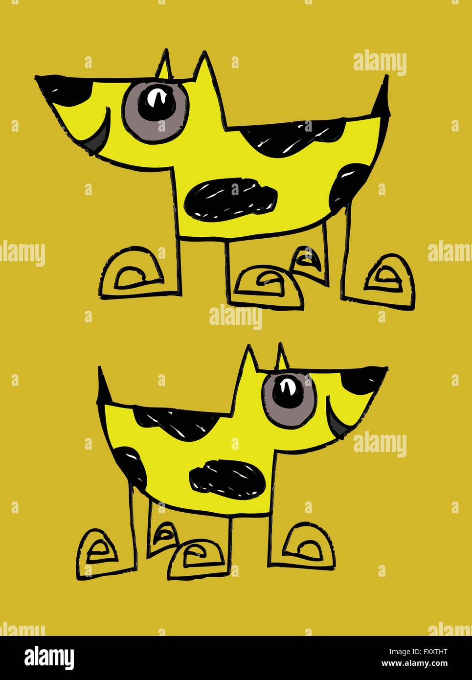 Cartoon animals collection in jaidee Stock Vector Images - Alamy