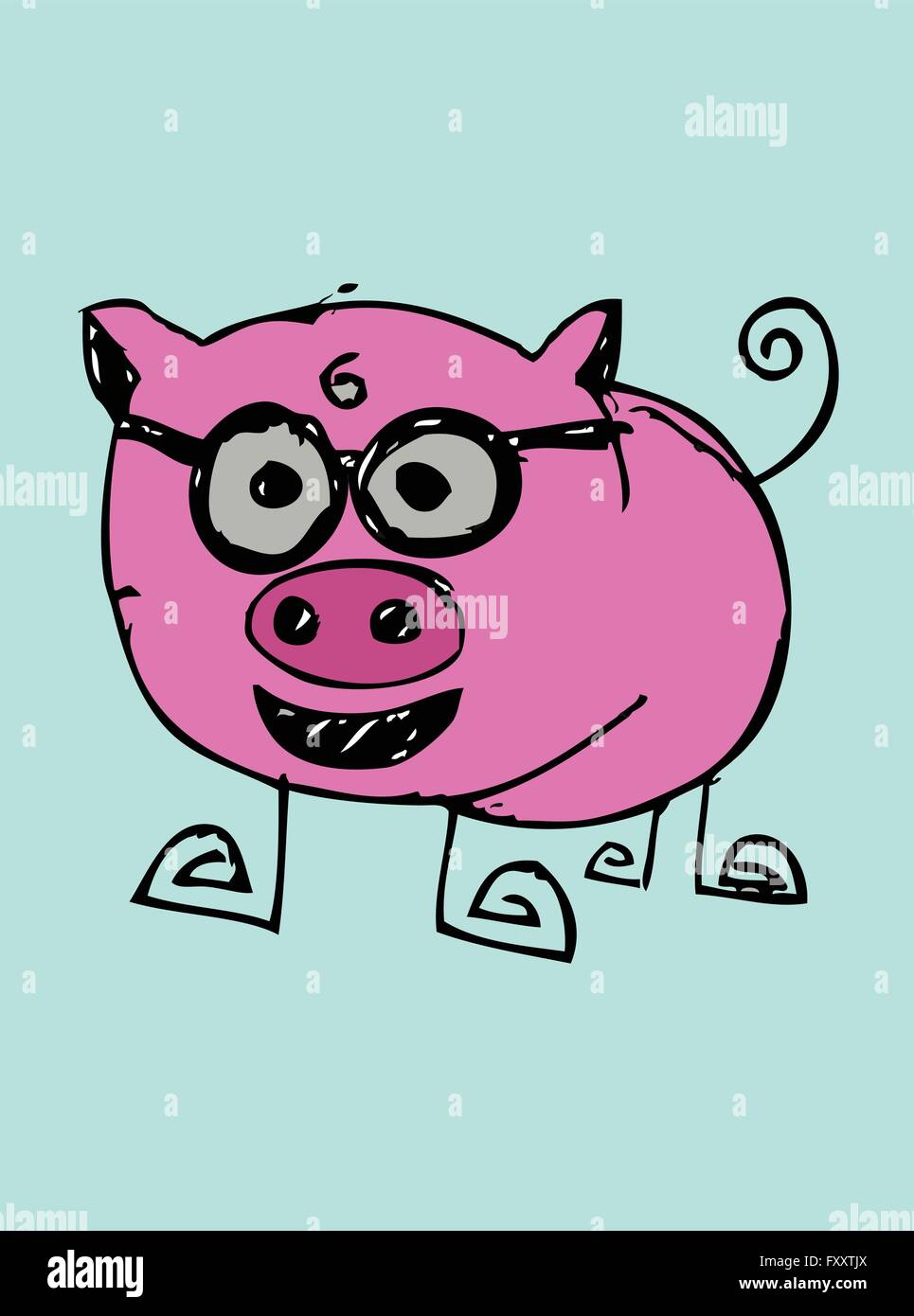 Cartoon animals collection in jaidee Stock Vector Images - Alamy