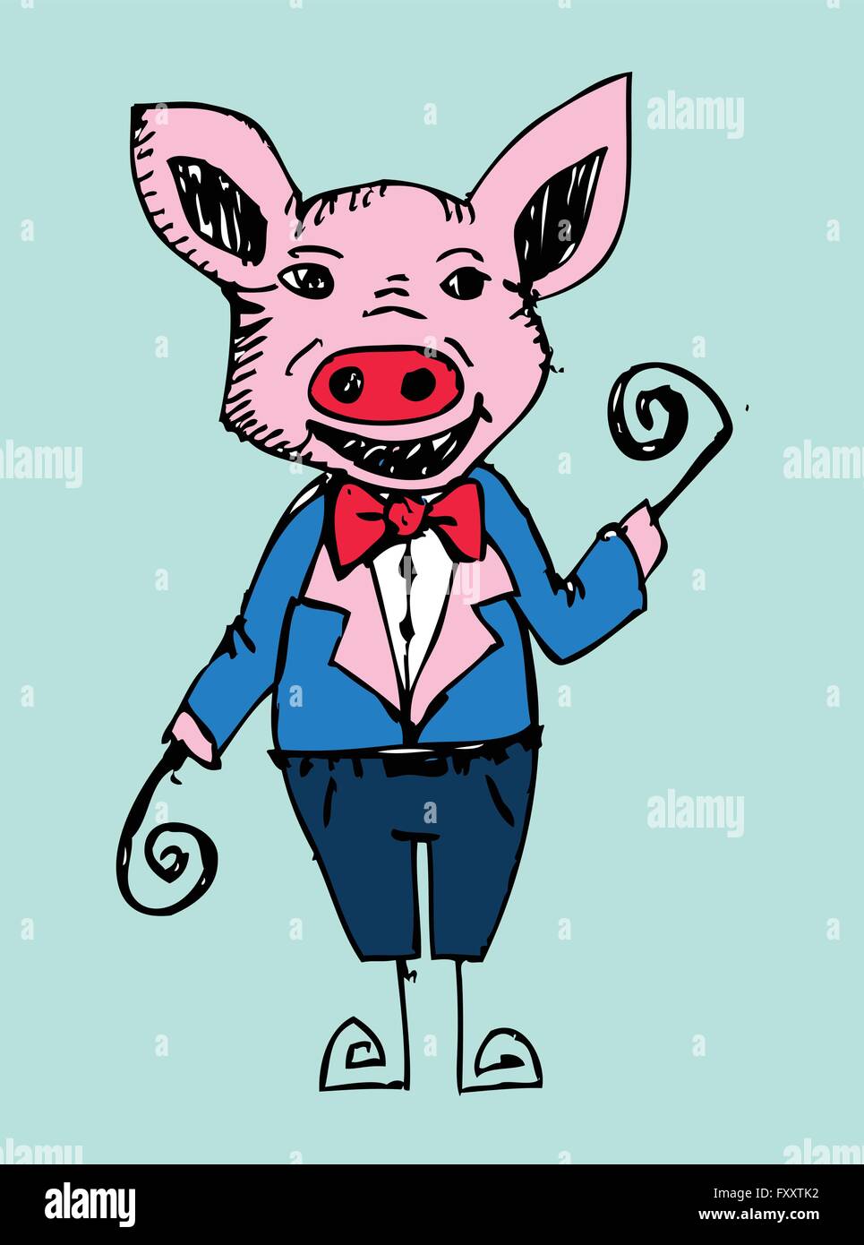 Cartoon animals collection in jaidee Stock Vector Images - Alamy