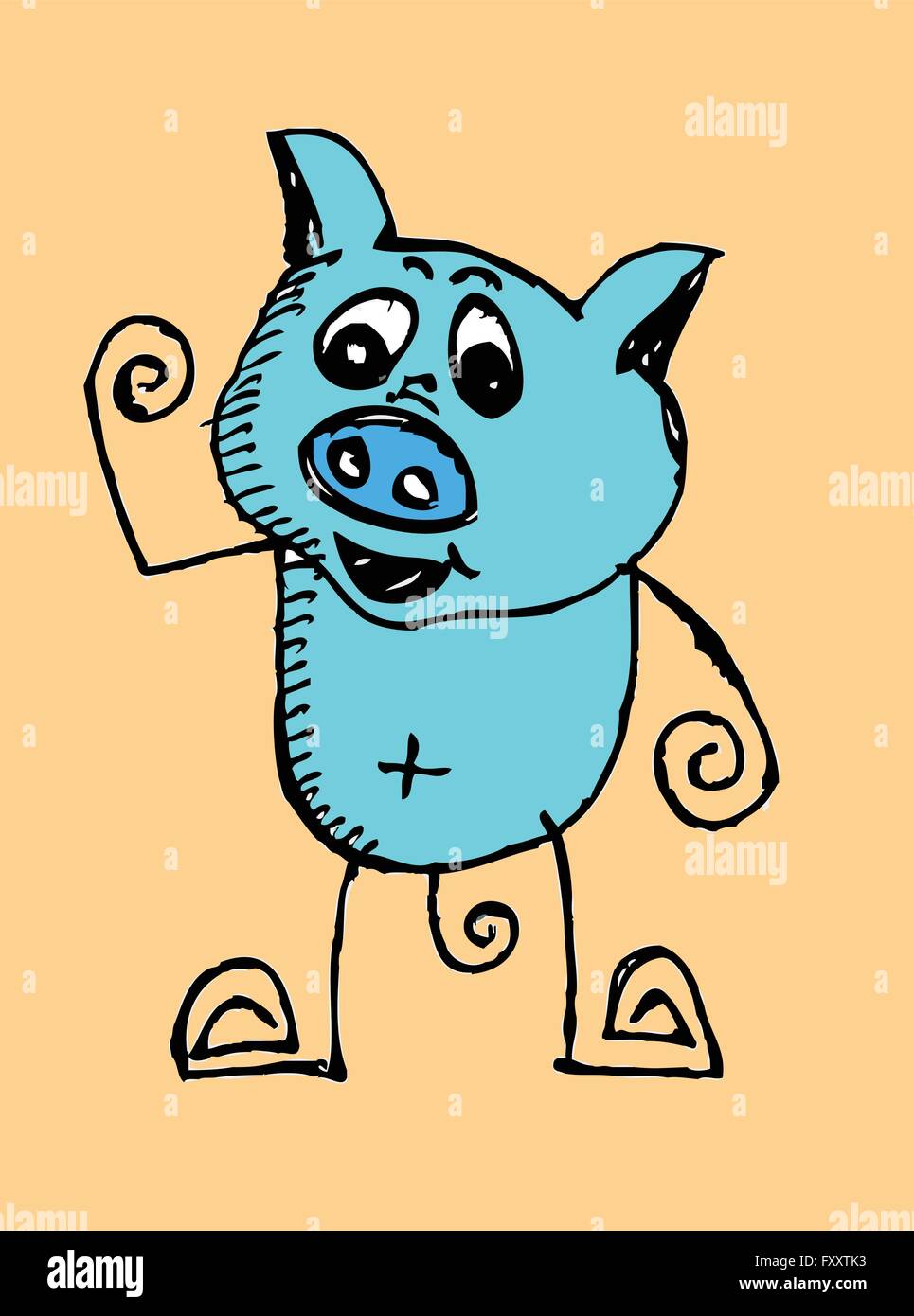 Cartoon animals collection in jaidee Stock Vector Images - Alamy