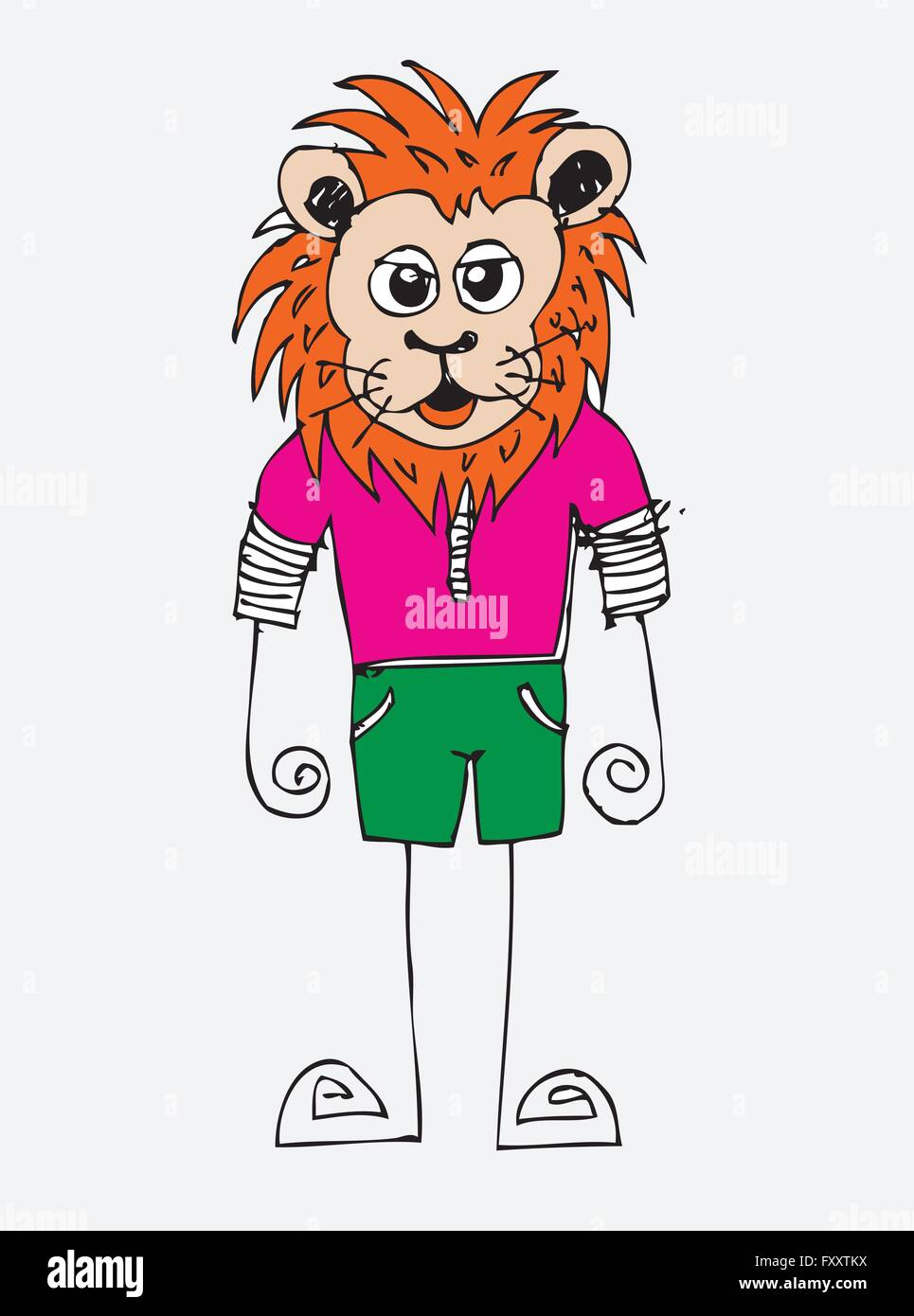 cartoon animals collection in Jaidee Family Style Stock Vector Image ...