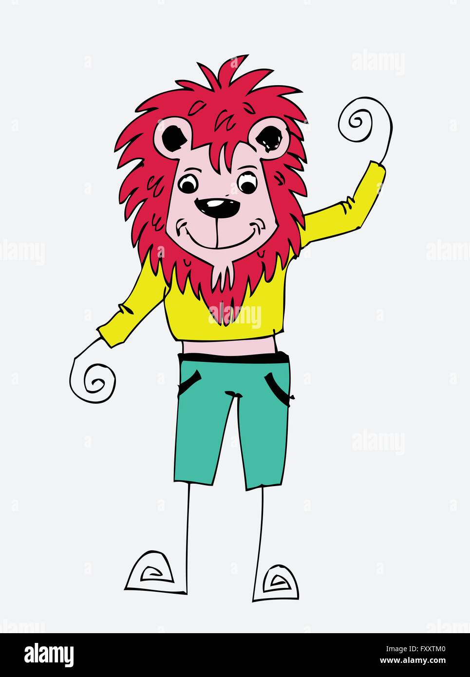 Cartoon animals collection in jaidee Stock Vector Images - Alamy