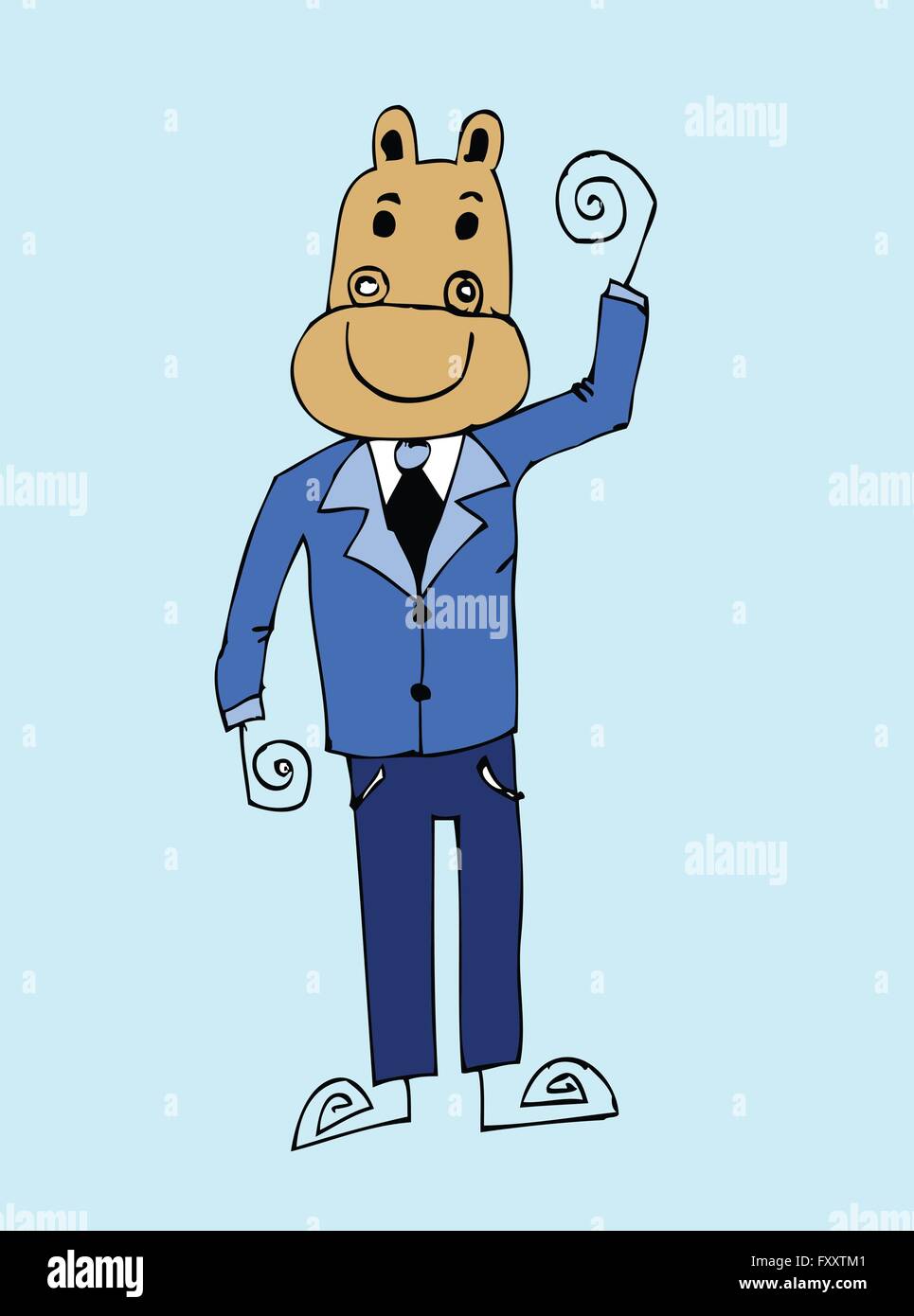 cartoon animals collection in Jaidee Family Style Stock Vector Image ...