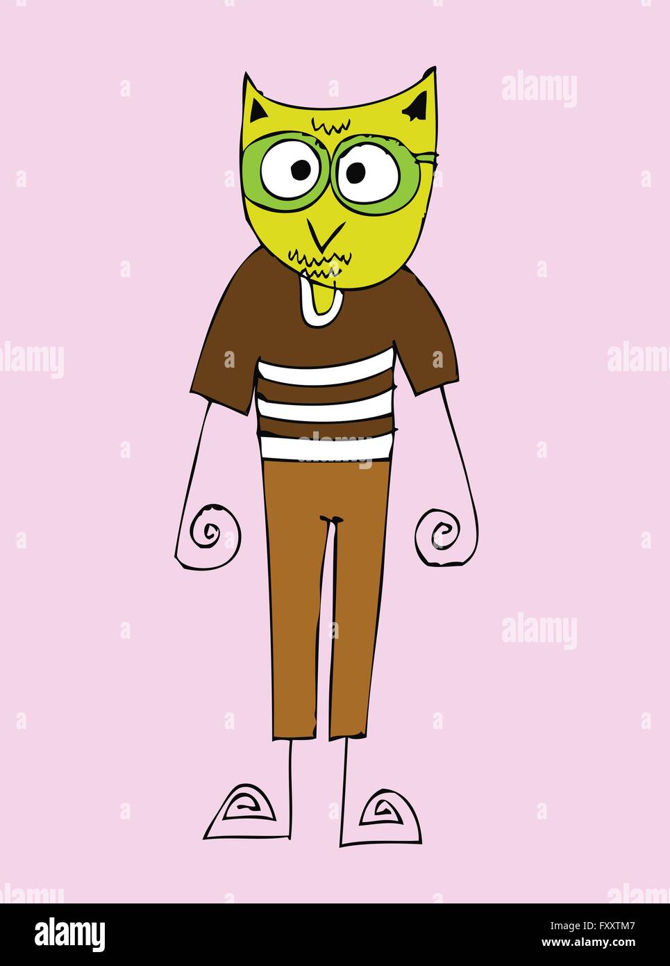 Cartoon animals collection in jaidee Stock Vector Images - Alamy