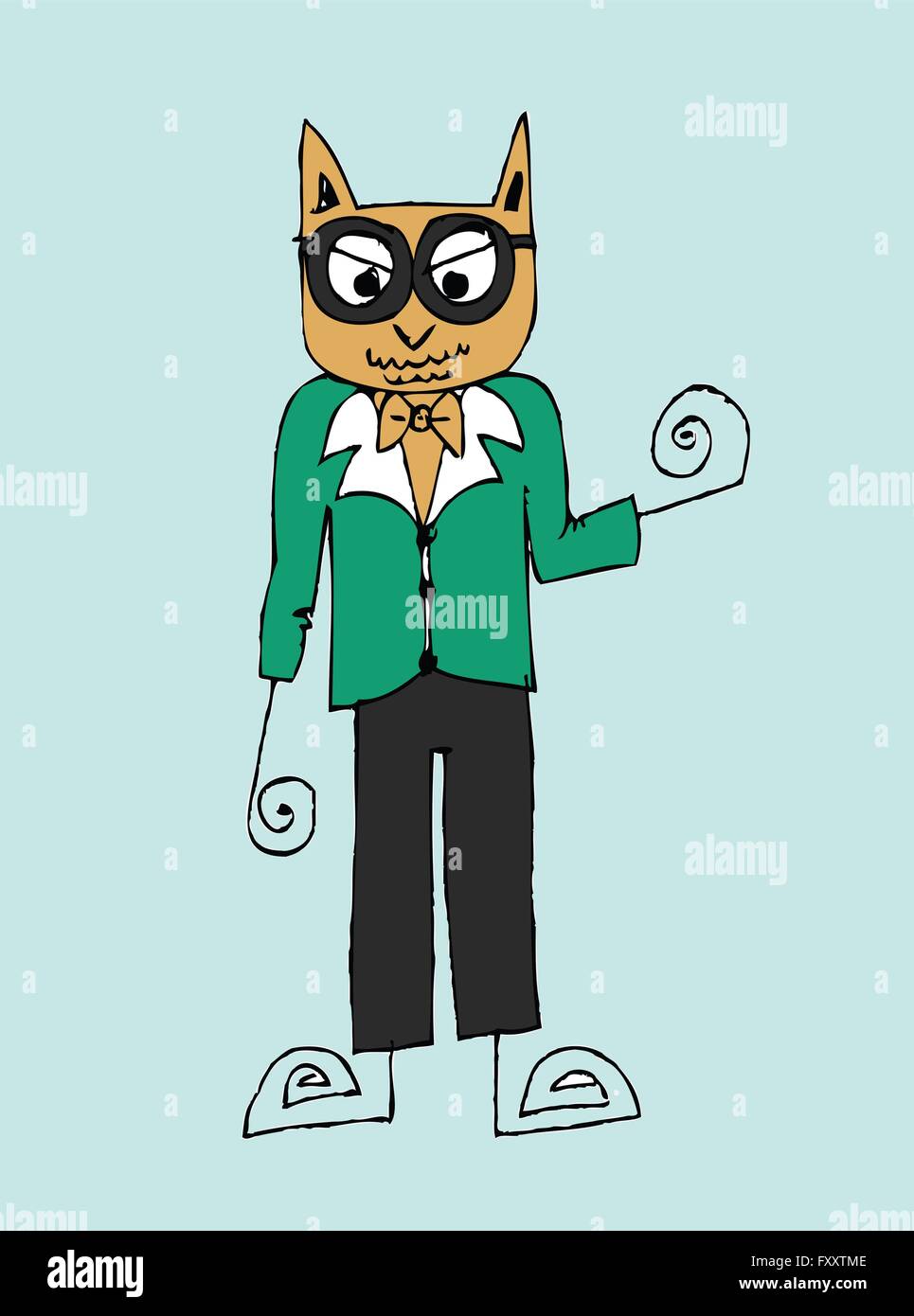 cartoon animals collection in Jaidee Family Style Stock Vector Image ...