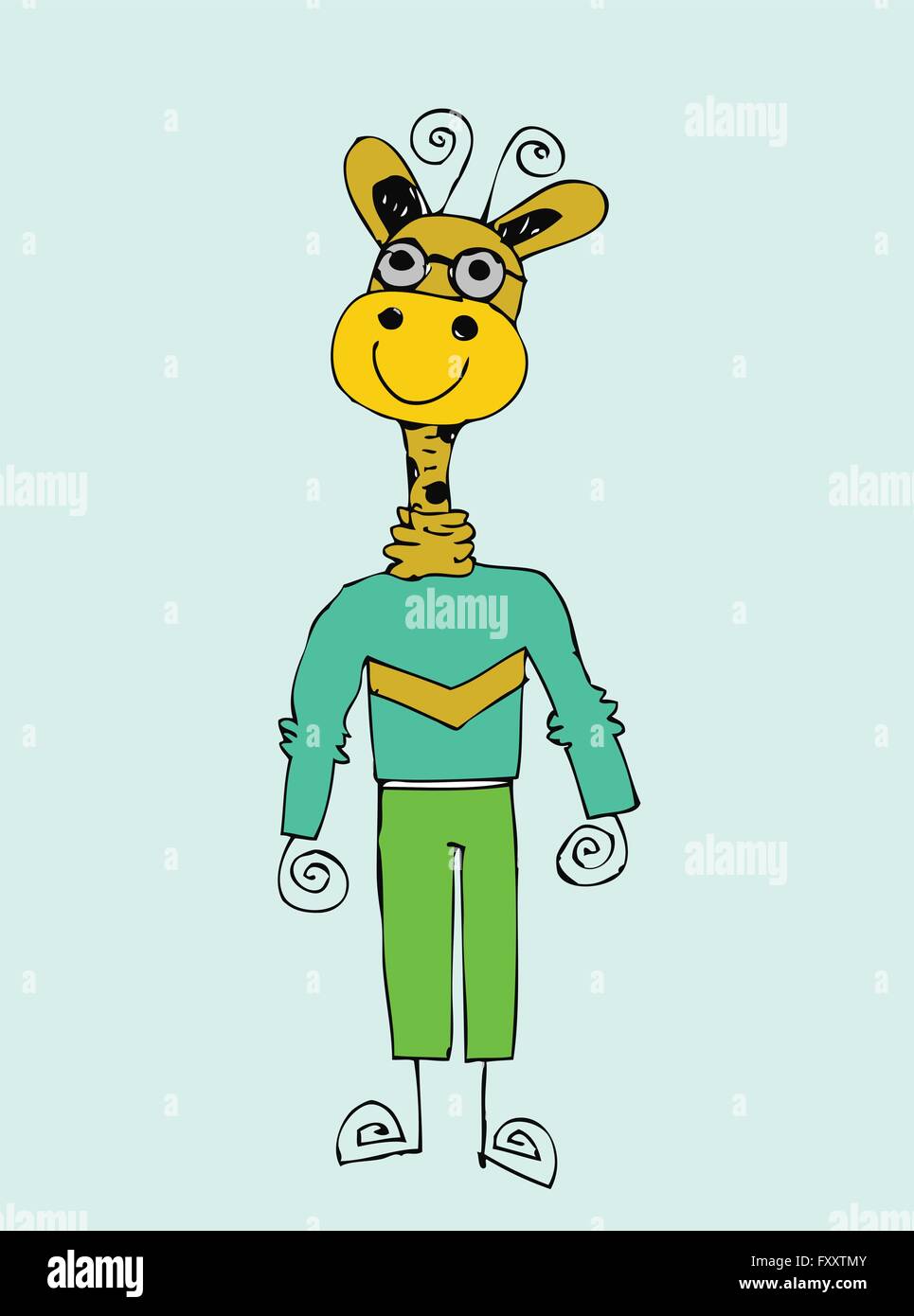 Cartoon animals collection in jaidee Stock Vector Images - Alamy