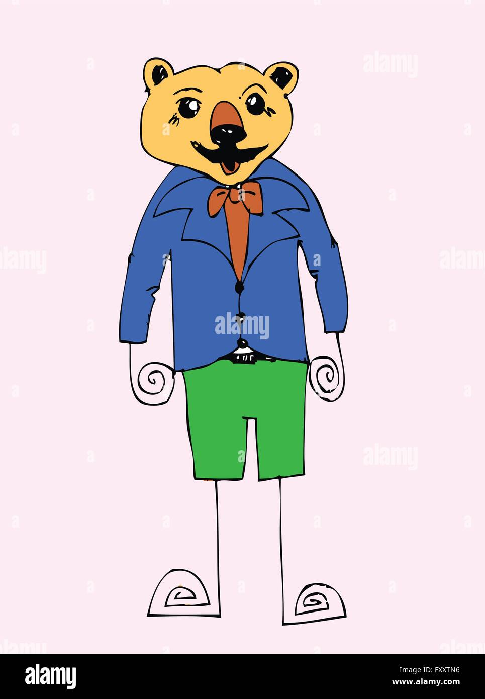 Cartoon animals collection in jaidee Stock Vector Images - Alamy