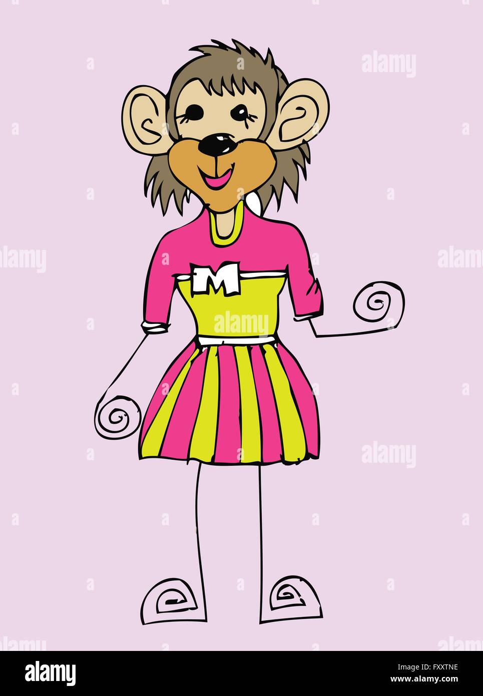 cartoon animals collection in Jaidee Family Style Stock Vector Image ...