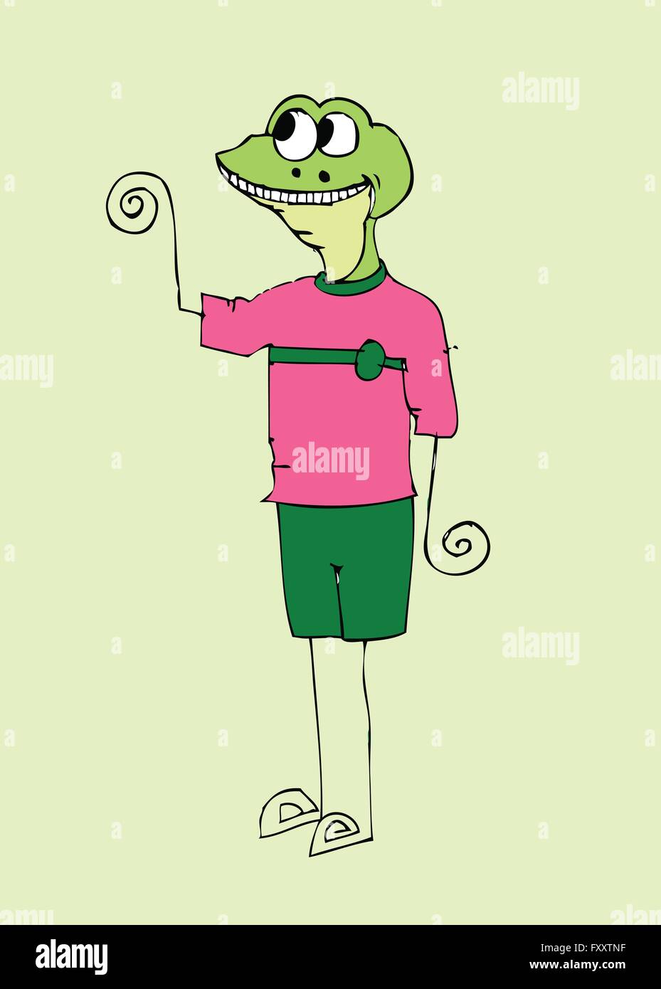 Cartoon animals collection in jaidee hi-res stock photography and ...