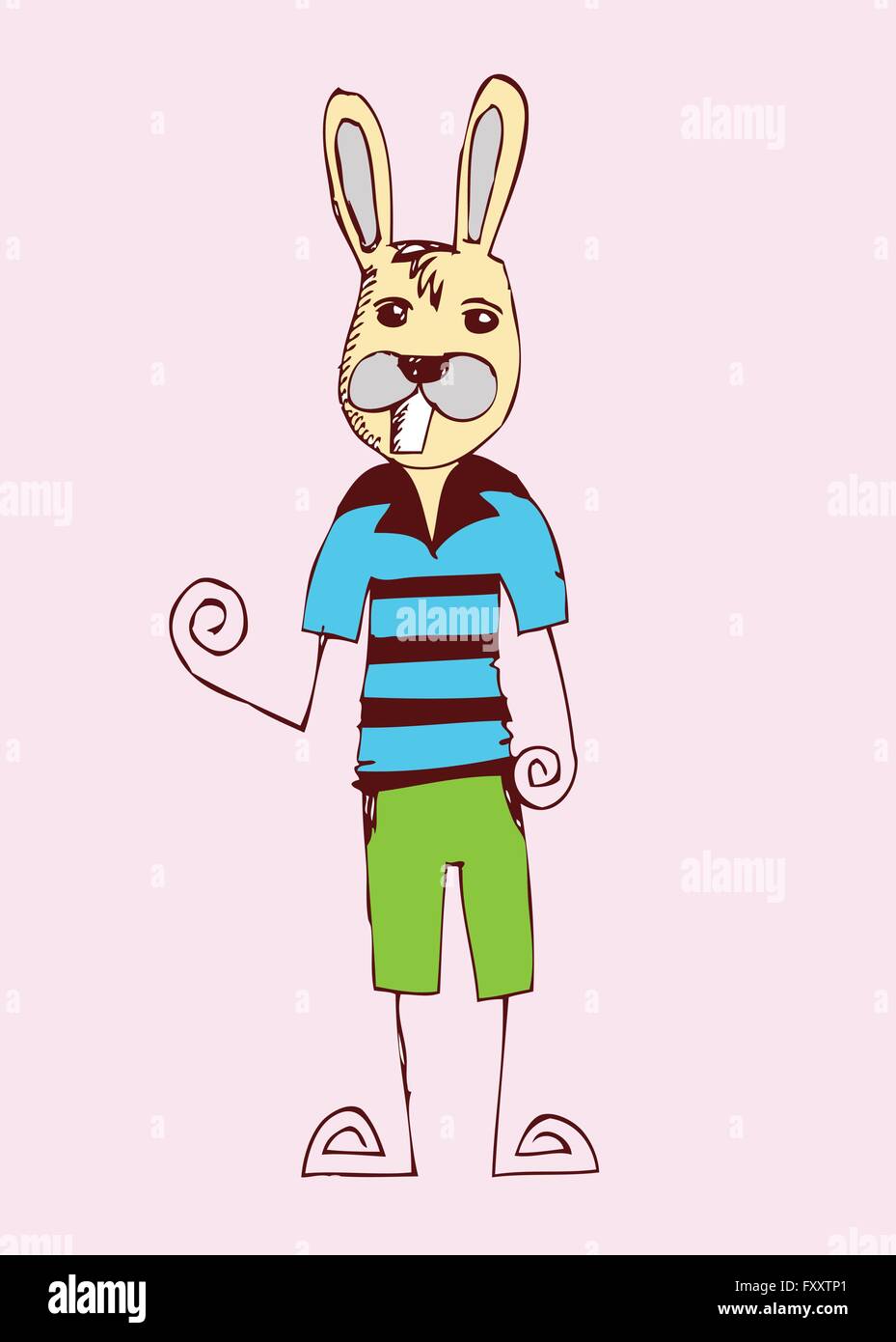 cartoon animals collection in Jaidee Family Style Stock Vector Image ...