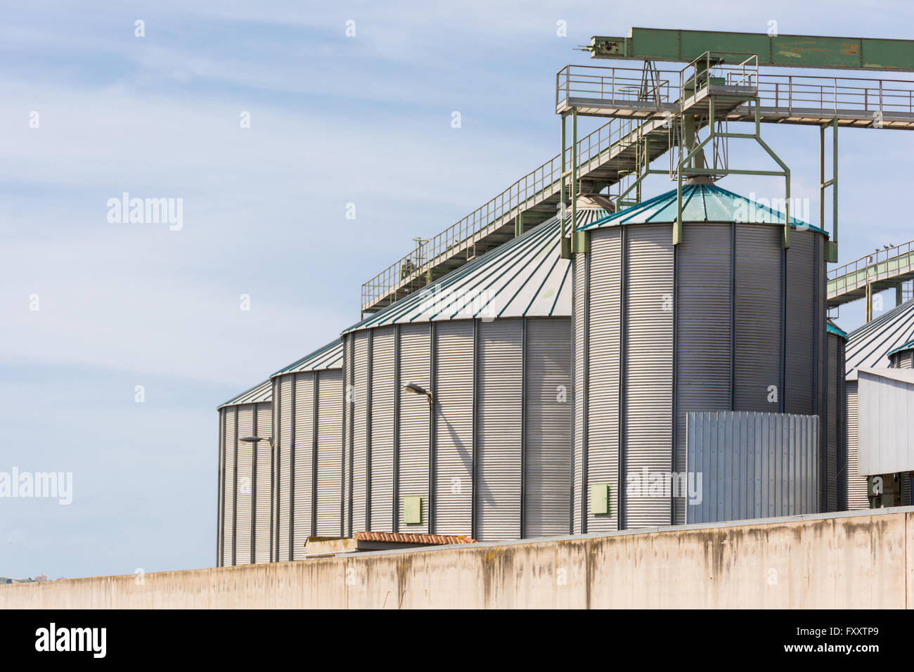 Agricultural Silo - Building Exterior, Storage and drying of grains ...