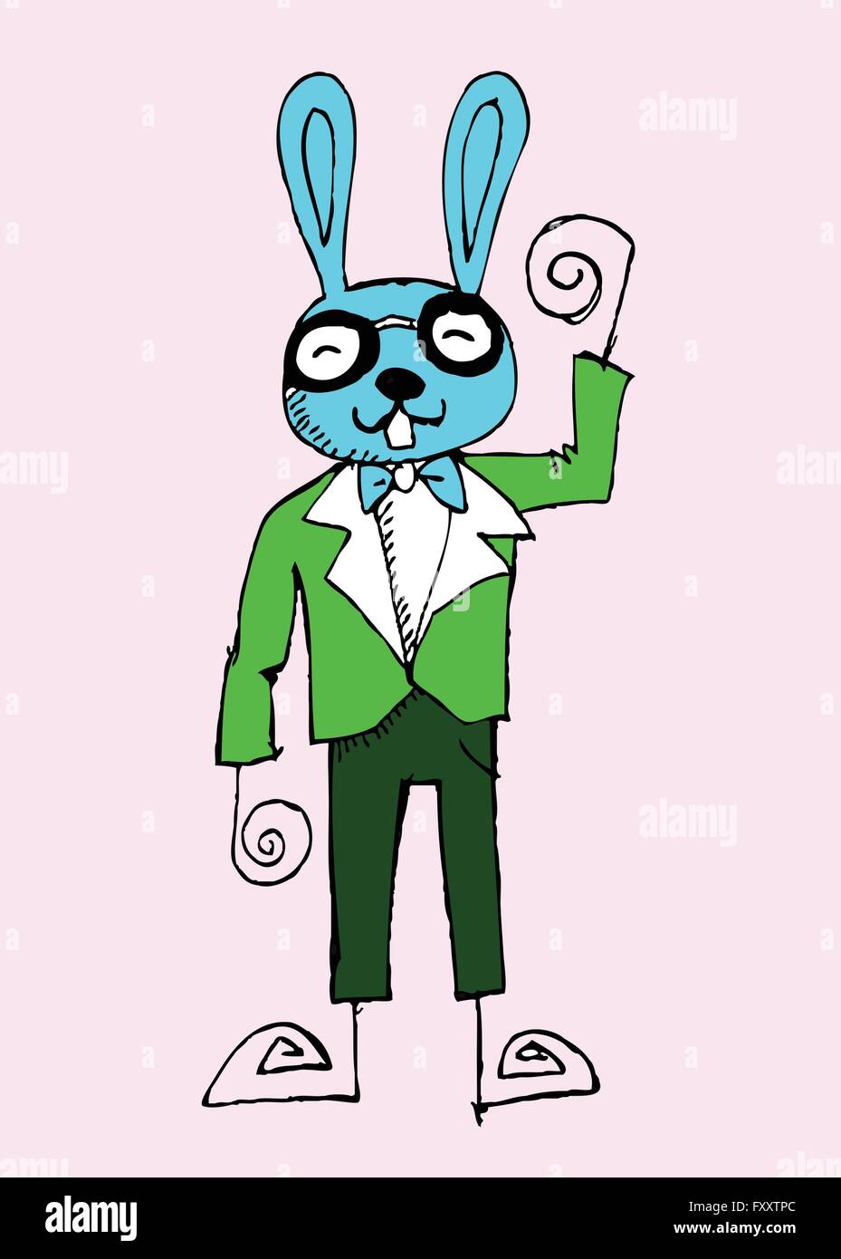 Cartoon animals collection in jaidee hi-res stock photography and ...