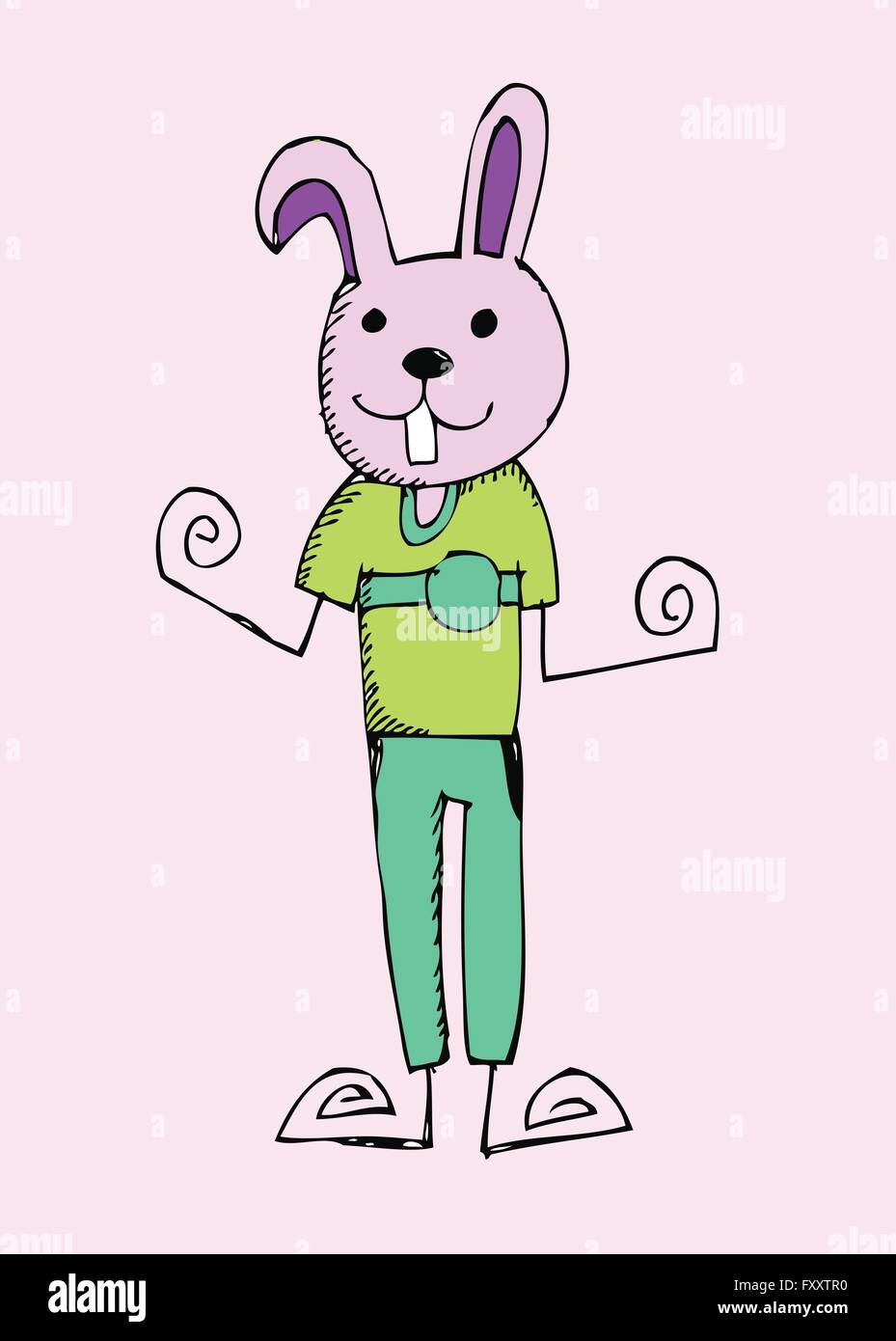 Cartoon animals collection in jaidee hi-res stock photography and ...