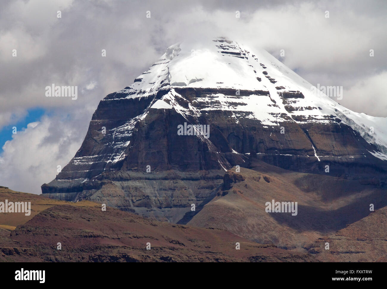 View of the Holy Mount Kailash, Tibet, China Stock Photo - Alamy