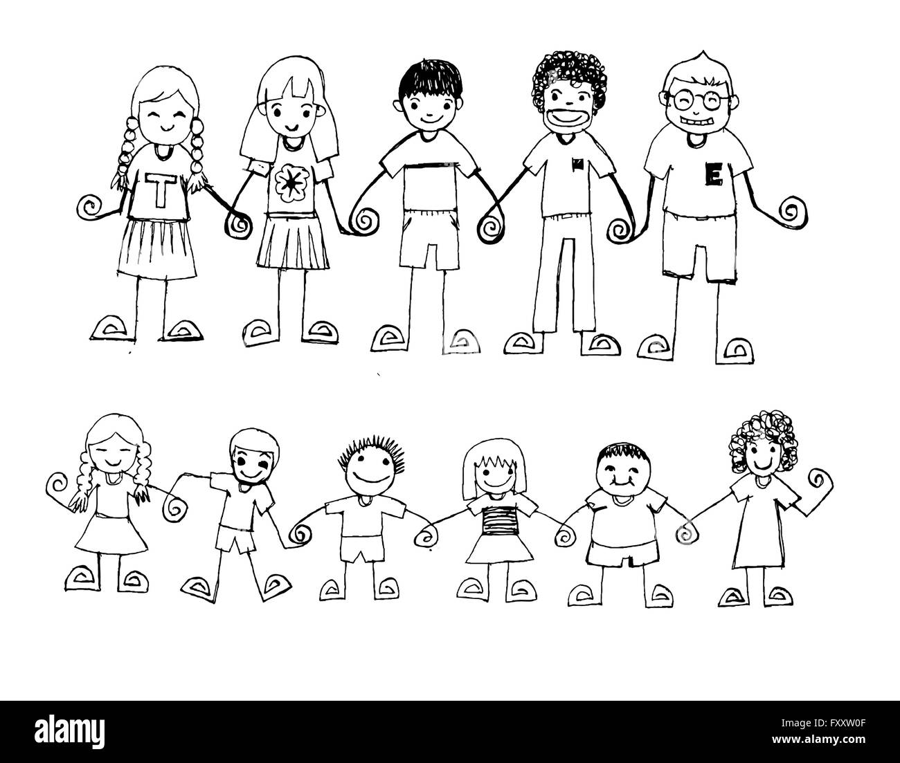 Happy positive teen girl Black and White Stock Photos & Images - Alamy