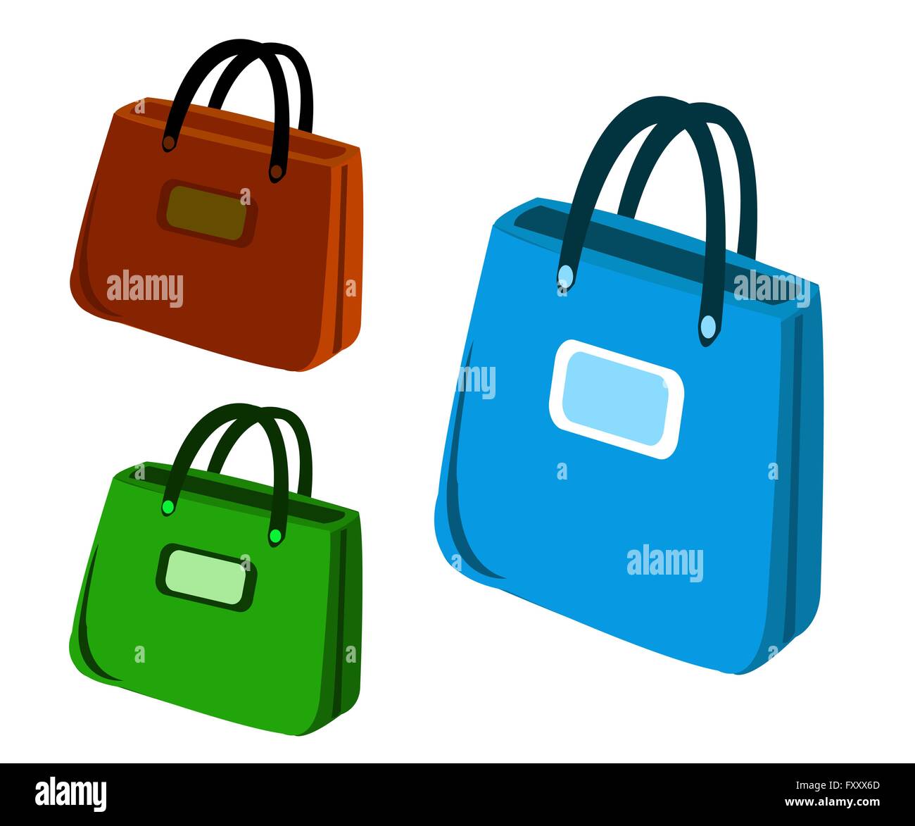 bag icons set Stock Vector Image & Art - Alamy