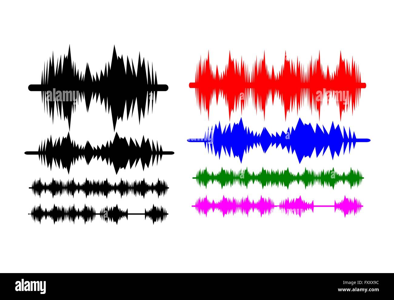 Audio peak Cut Out Stock Images & Pictures - Alamy