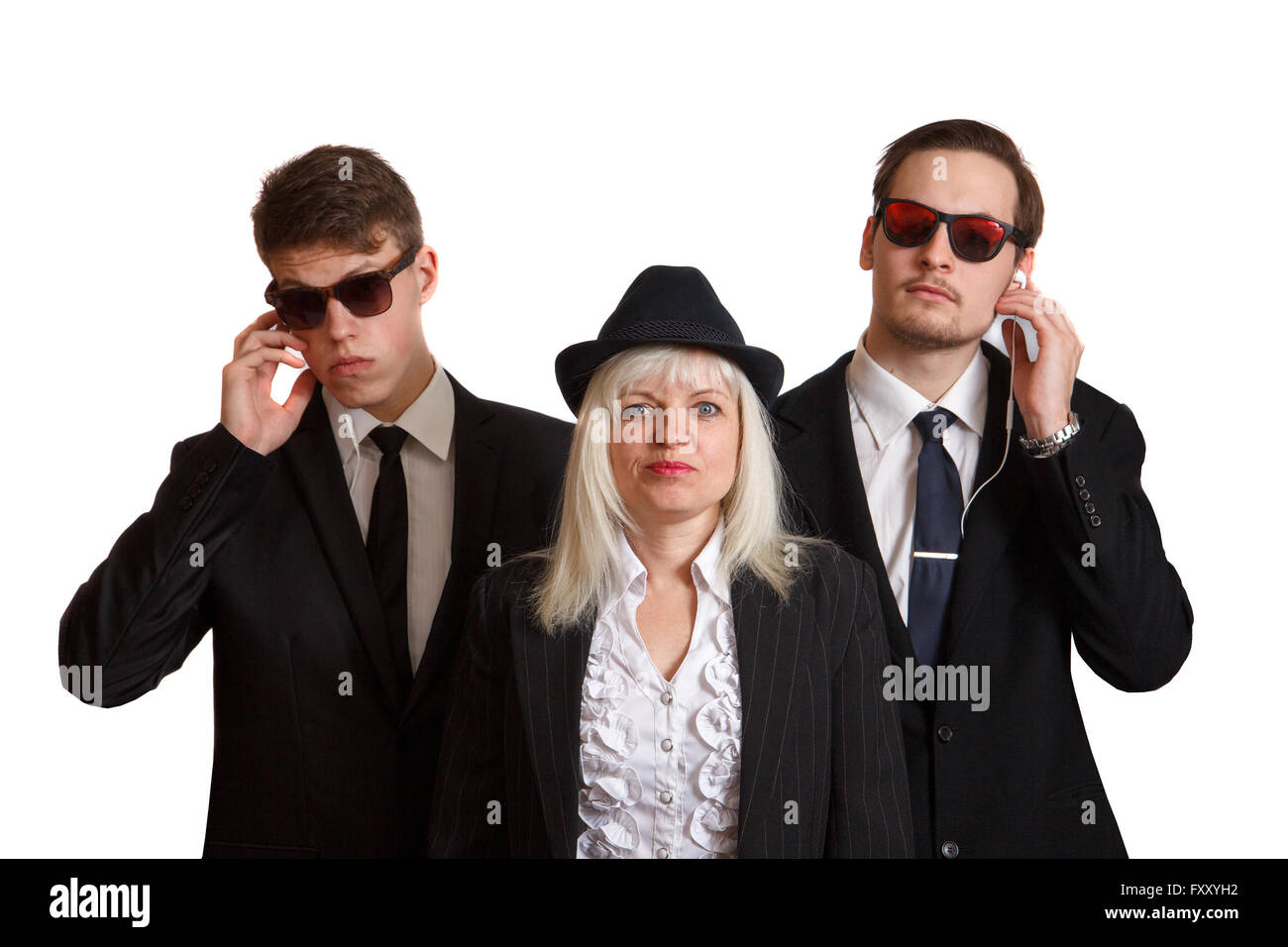 Female bodyguard hi-res stock photography and images - Alamy