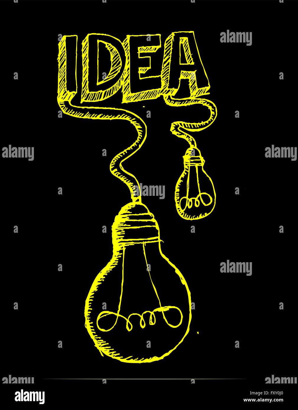 idea Light bulb icon Stock Vector Image & Art - Alamy