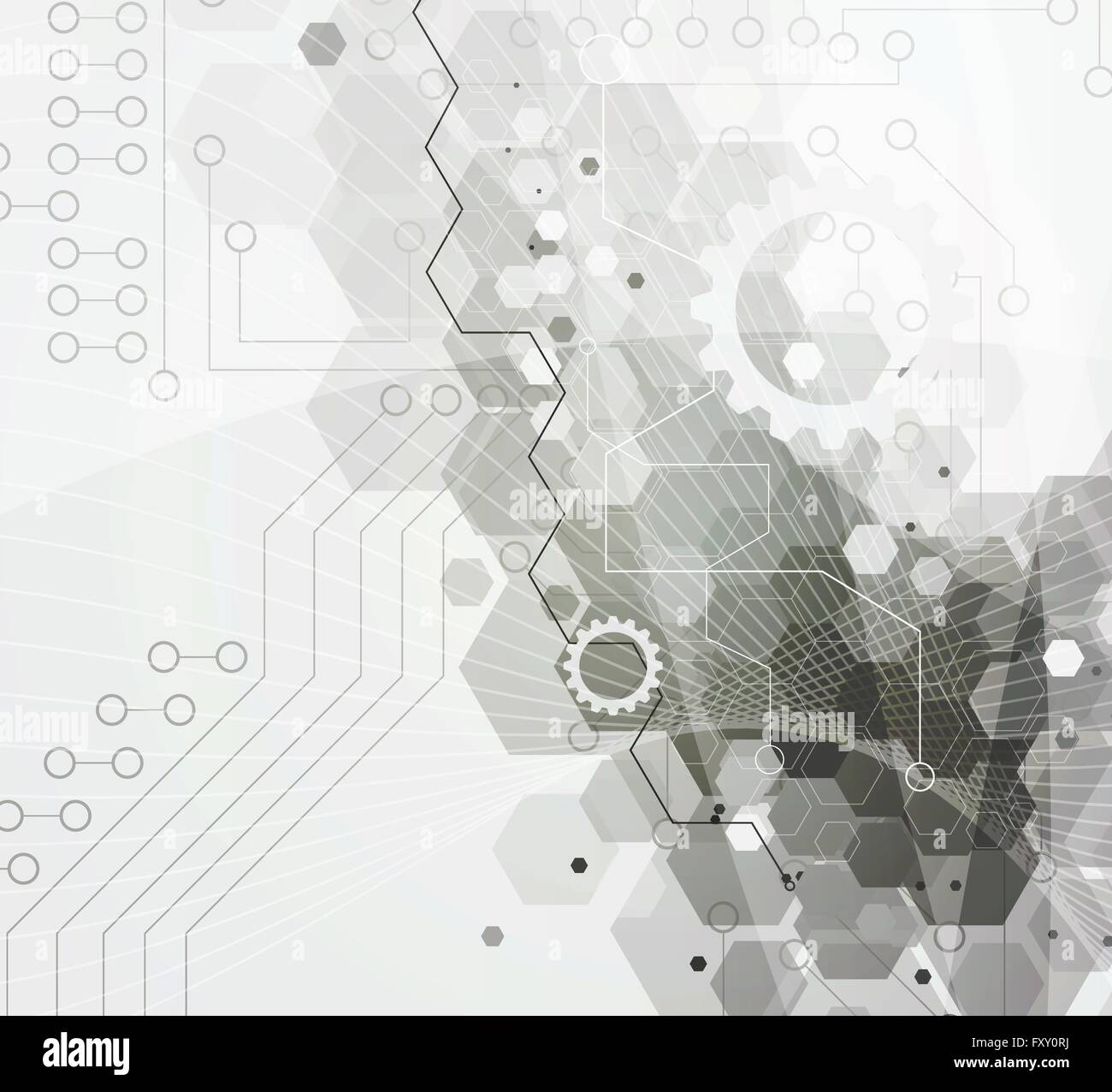 Abstract tech background. Futuristic interface. Vector illustration ...