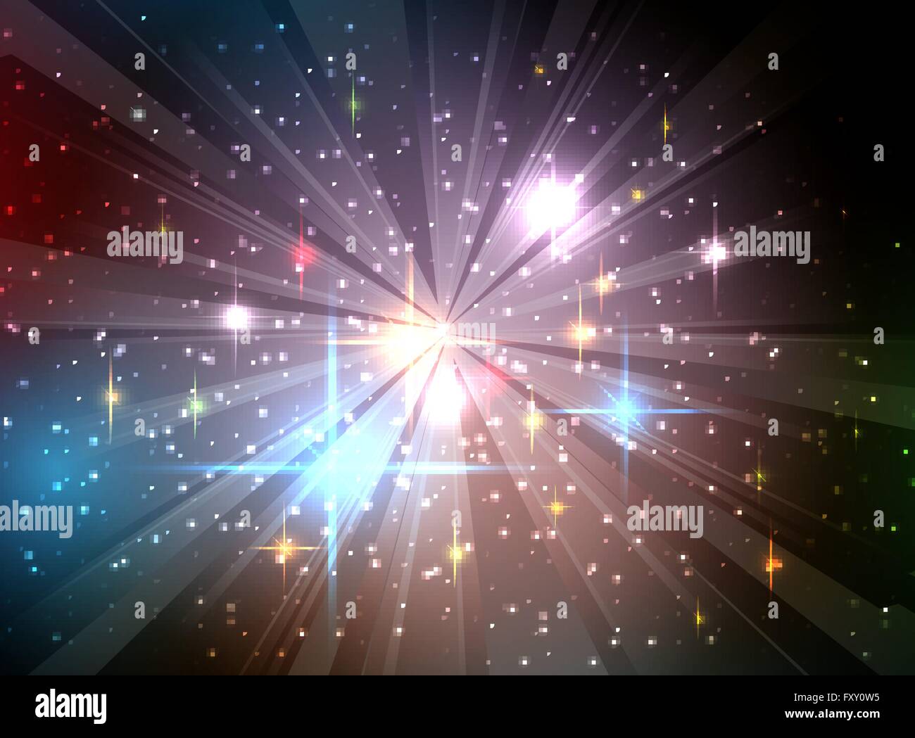 Universe night sky vector background Stock Vector Image & Art - Alamy