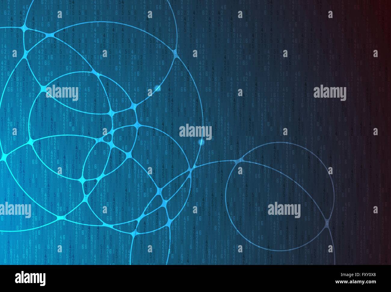Matrix binary code. Technology illustration . Vector format Stock ...