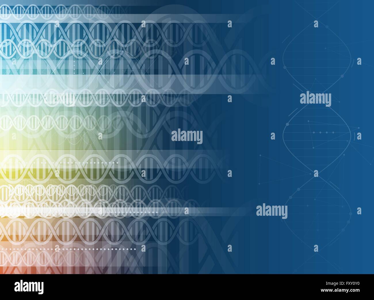 DNA Abstract icon and element collection. Futuristic technology ...