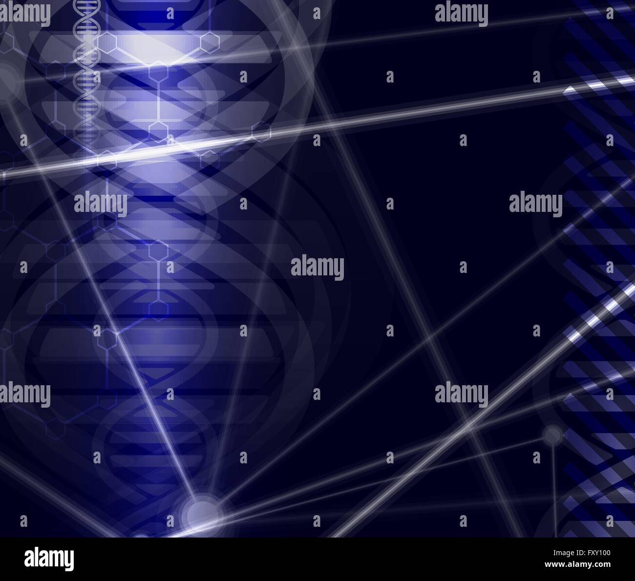 DNA Abstract icon and element collection. Futuristic technology ...