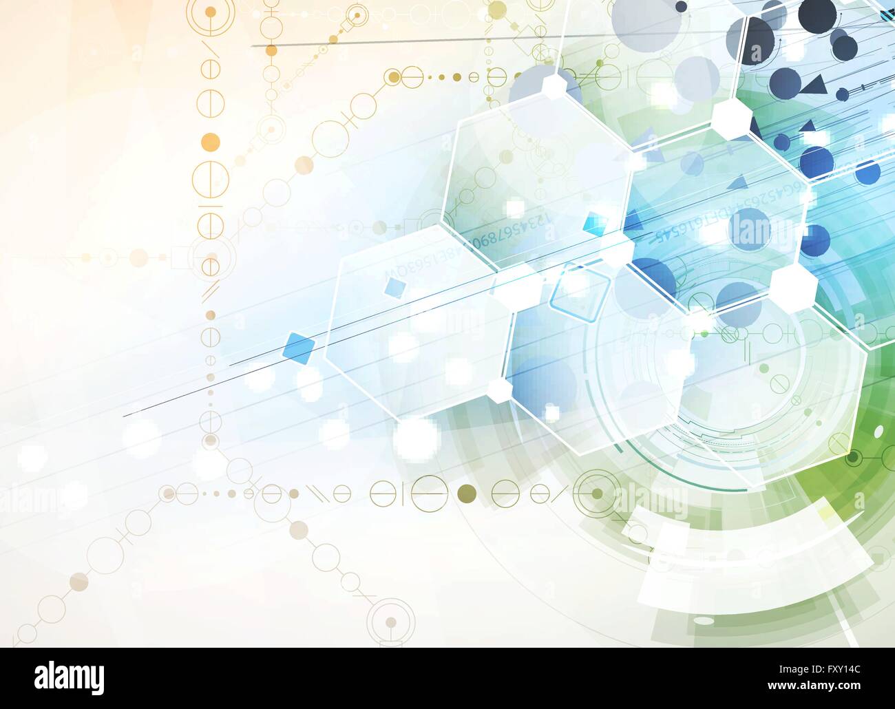 Scientific Future Technology. For Business Presentation. Flyer, Poster ...