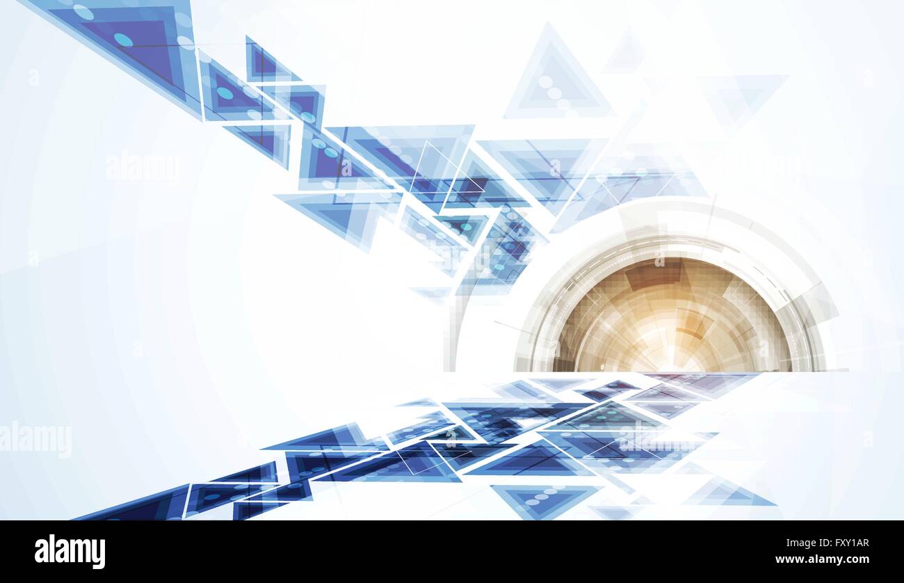 Abstract vector background. Futuristic technology style. Elegant ...