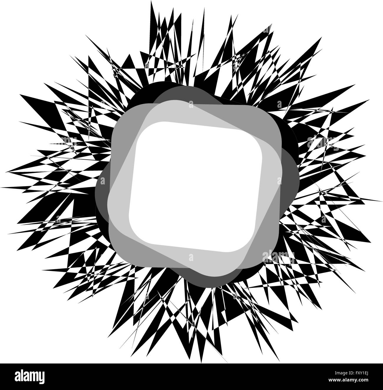 Abstract background idea design in Illustration with frame Stock Vector ...