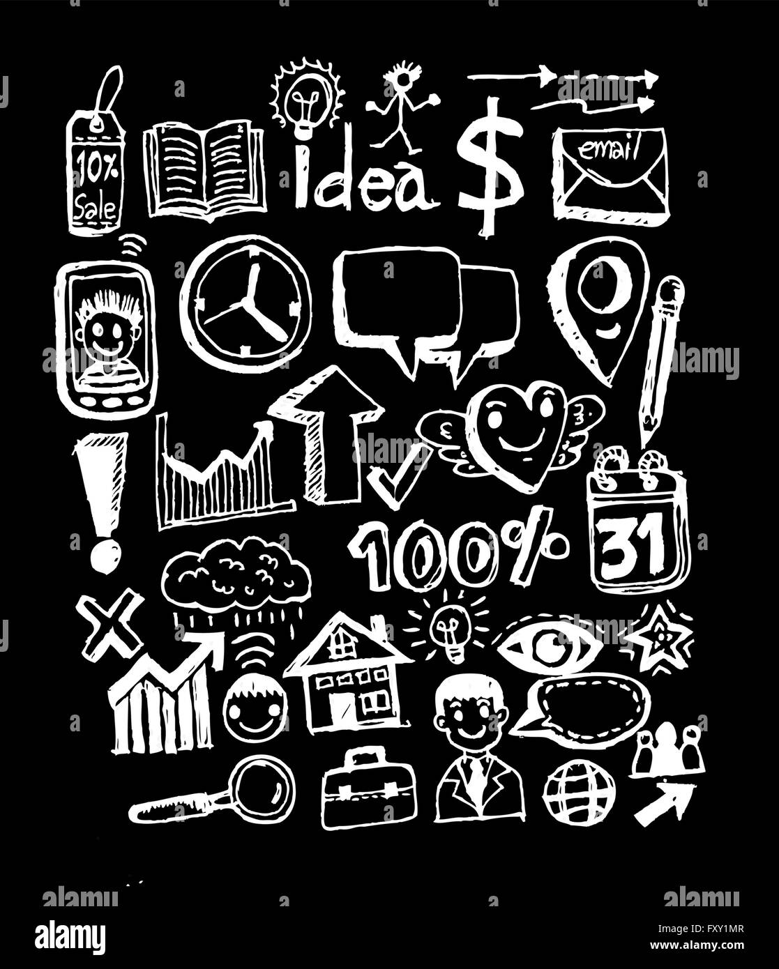 hand doodle Business doodles Stock Vector Image & Art - Alamy