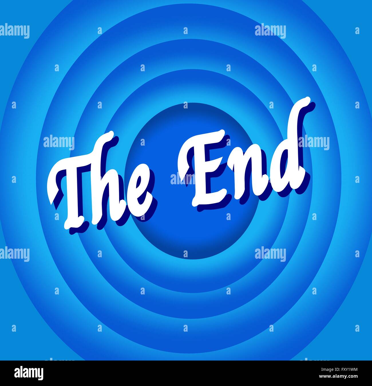 the end Movie ending screen Stock Vector Image & Art - Alamy
