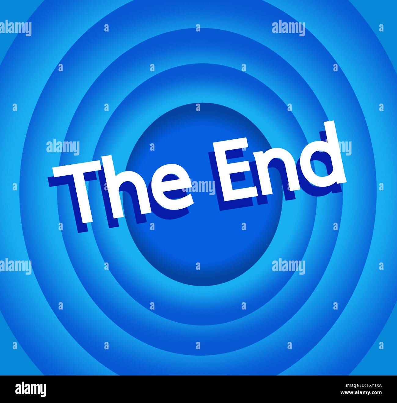 the end Movie ending screen Stock Vector Image & Art - Alamy