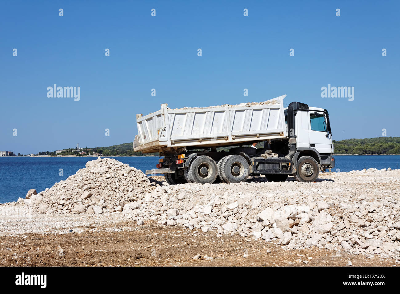 Heavy tipper truck hi-res stock photography and images - Alamy