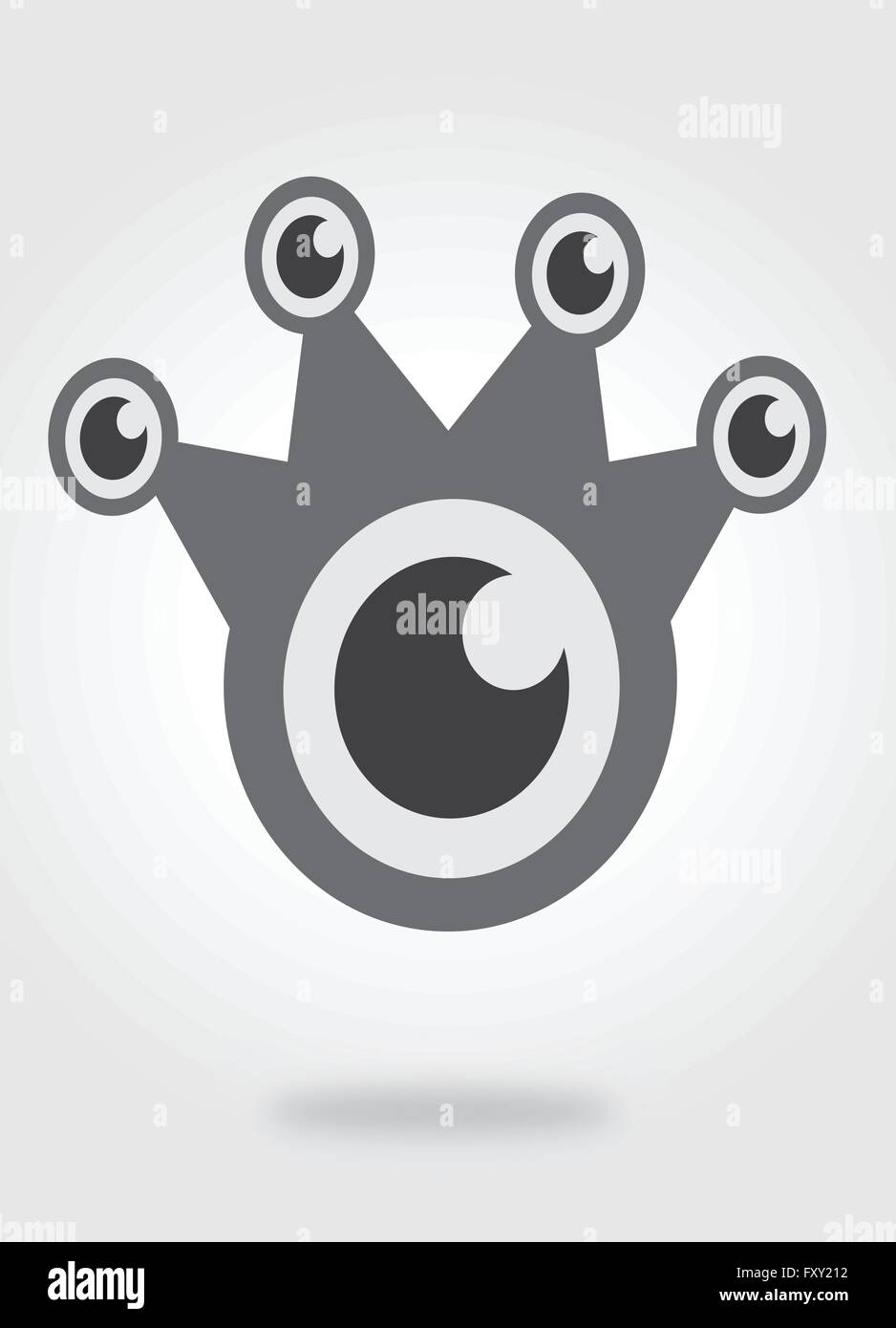 Eye icon character design Stock Vector Image & Art - Alamy