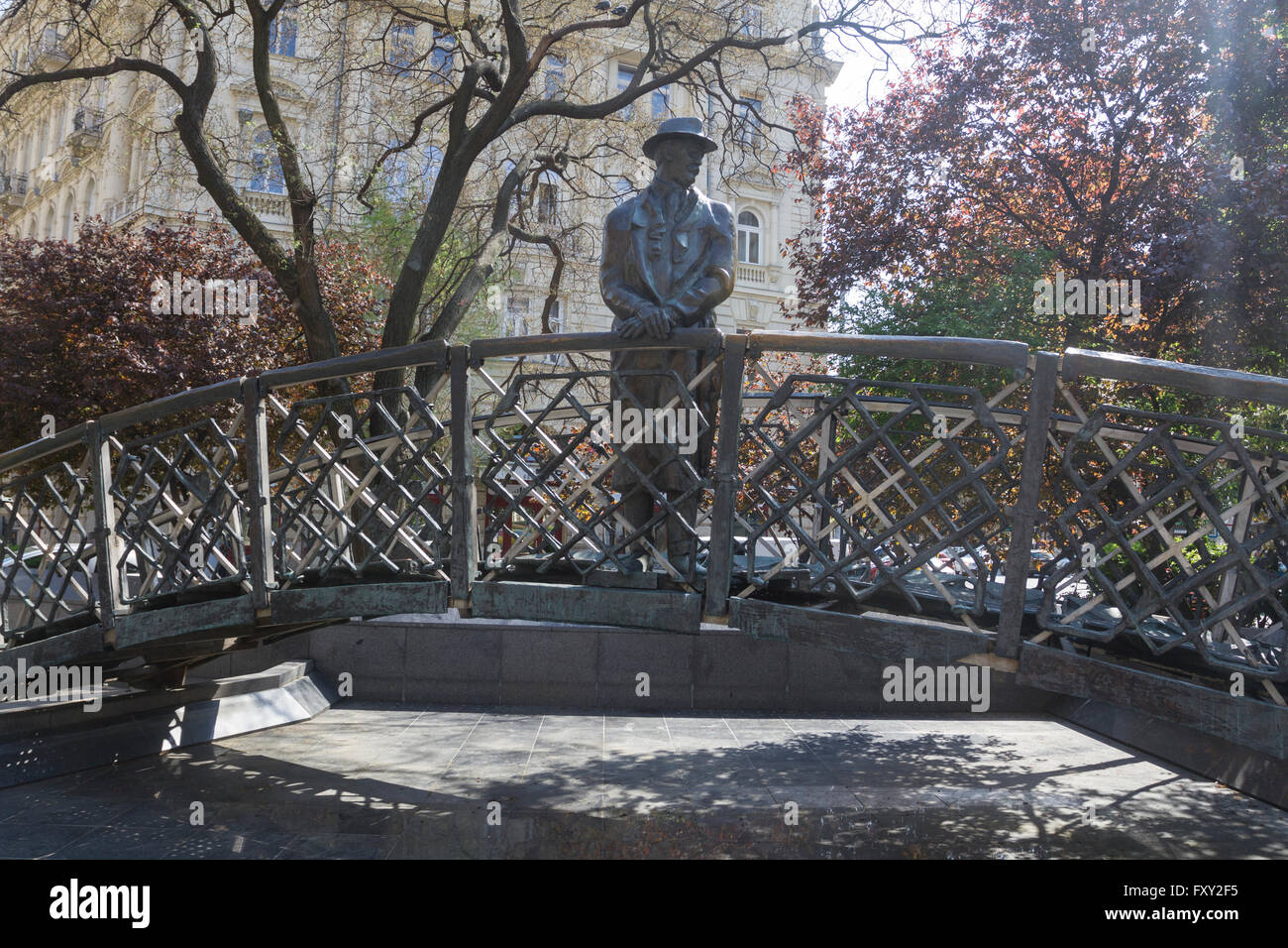 Imre Nagy sculpture in Martyr's square, Budapest, Hungary Stock Photo ...
