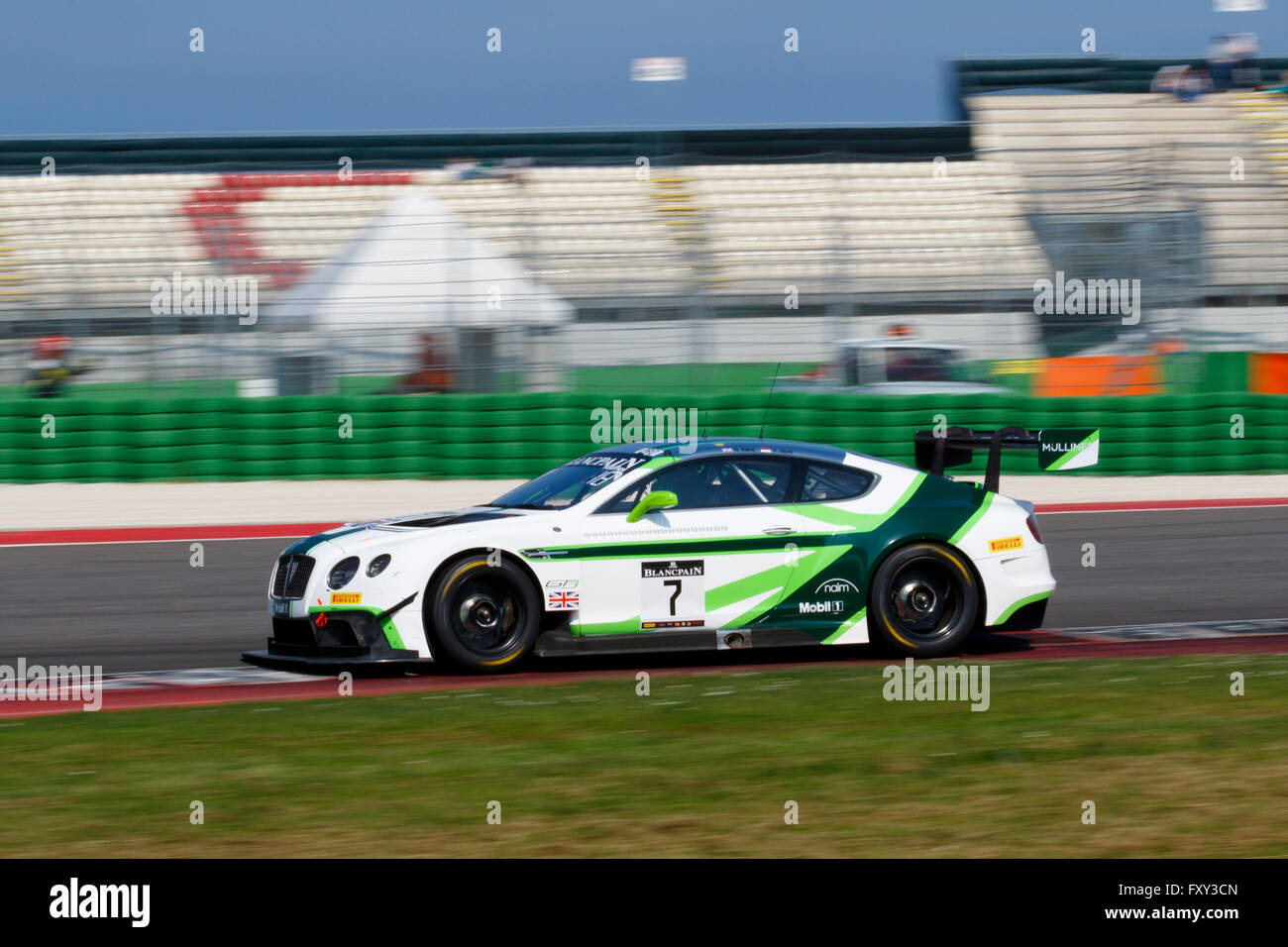 Misano Adriatico, Italy - April 10, 2016: Bentley Continental GT3 of ...