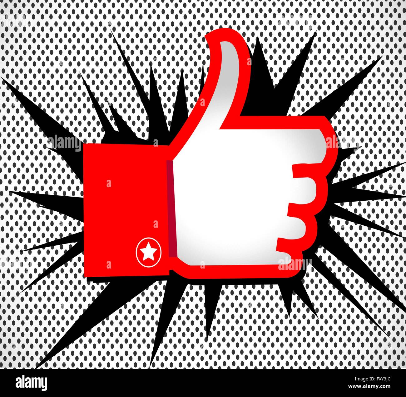 Blue star like flower Stock Vector Images - Alamy