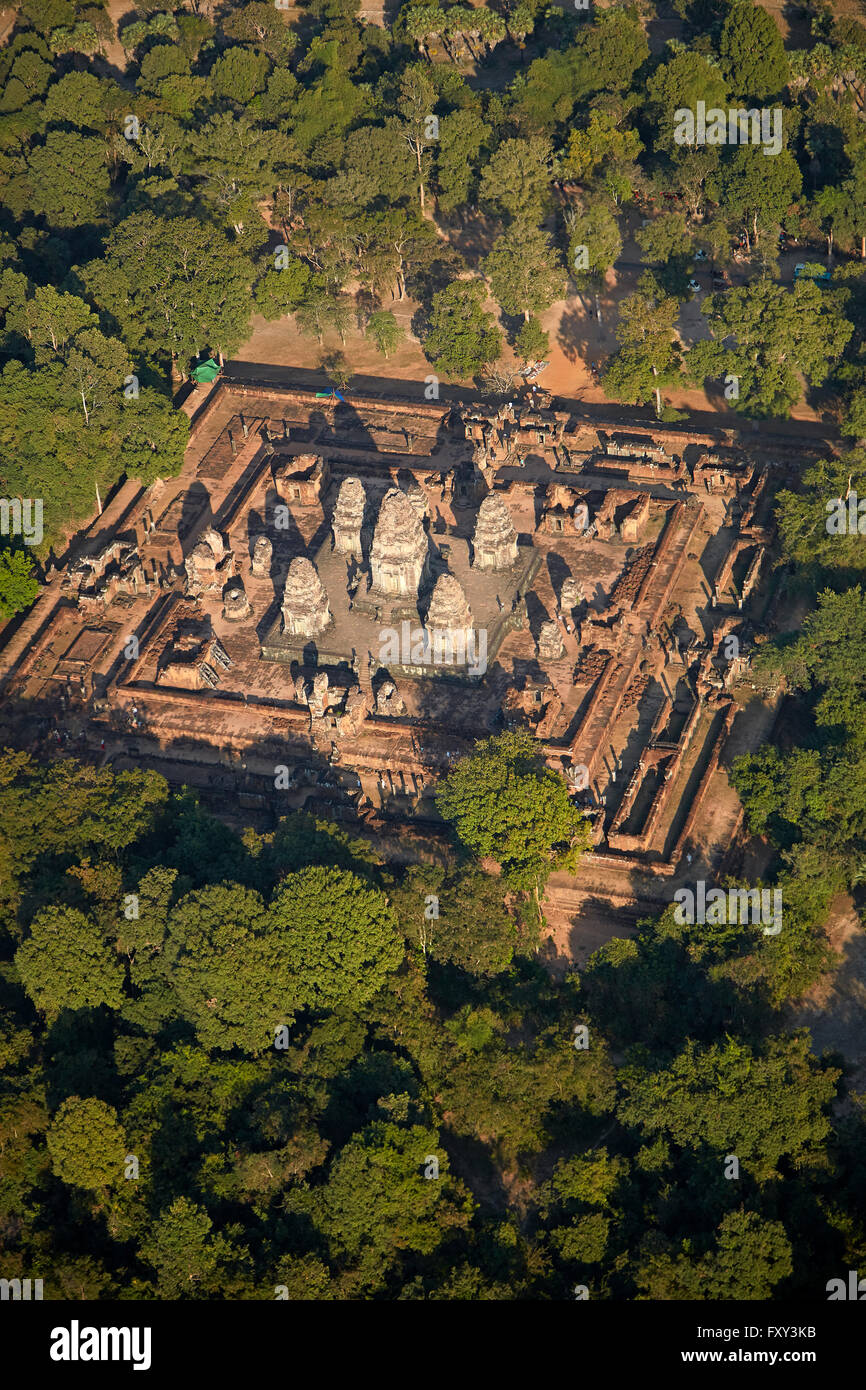 East Mebon temple ruins (dating from 953), Angkor World Heritage Site ...