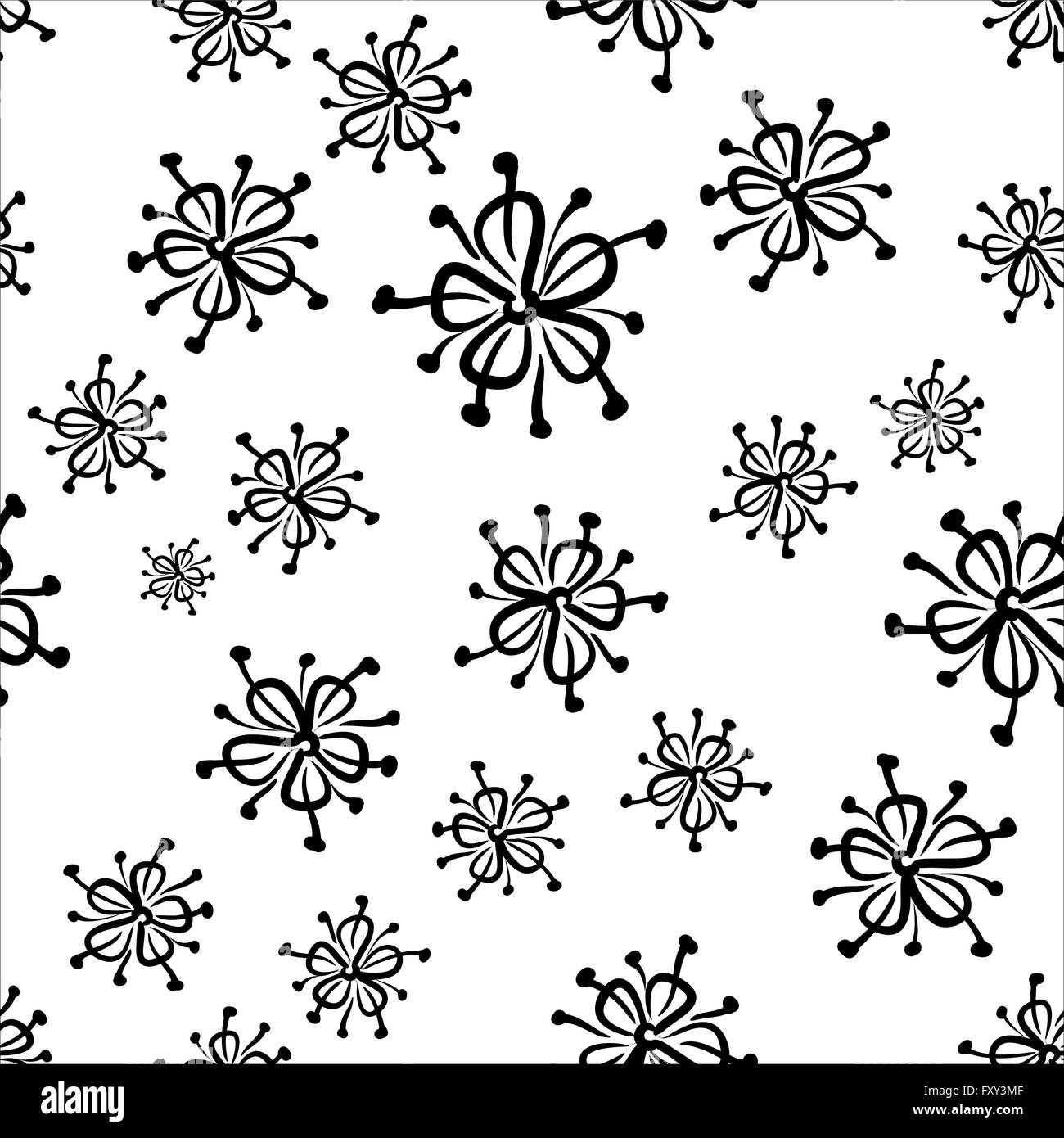 Flower background, contours Stock Vector Image & Art - Alamy