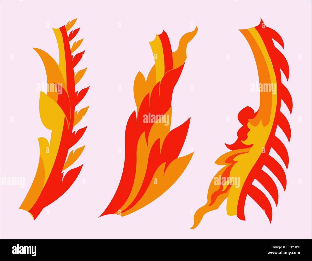 Thai temple interior design Stock Vector Images - Alamy