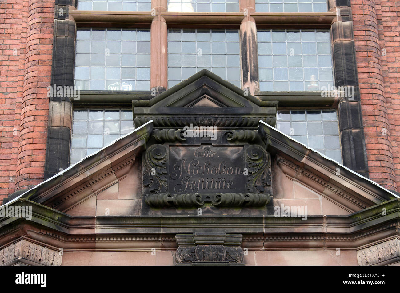 The Nicholson Institute at Leek in Staffordshire Stock Photo - Alamy