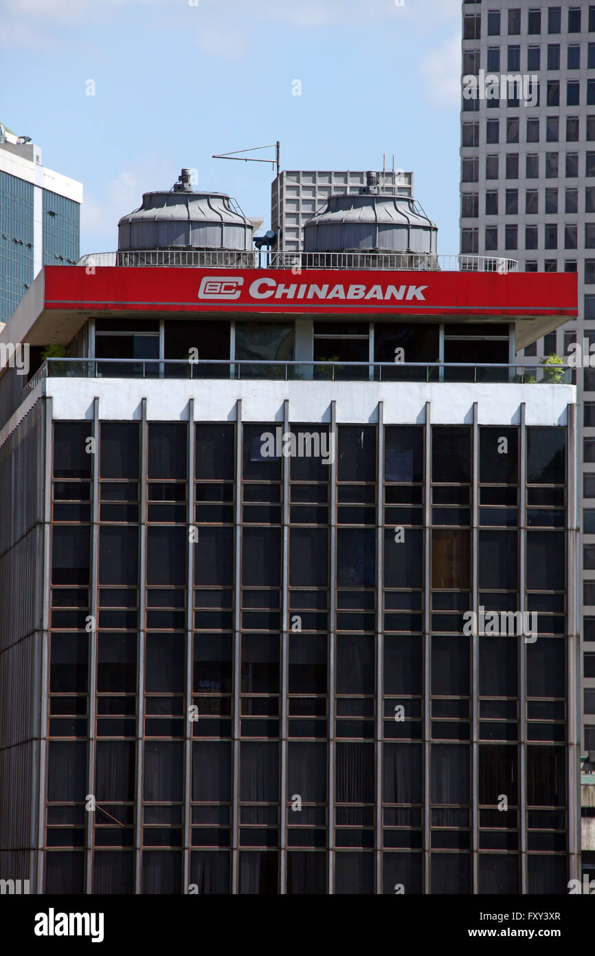 CHINABANK BUILDING MANILA PHILIPPINES ASIA 18 April 2015 Stock Photo ...