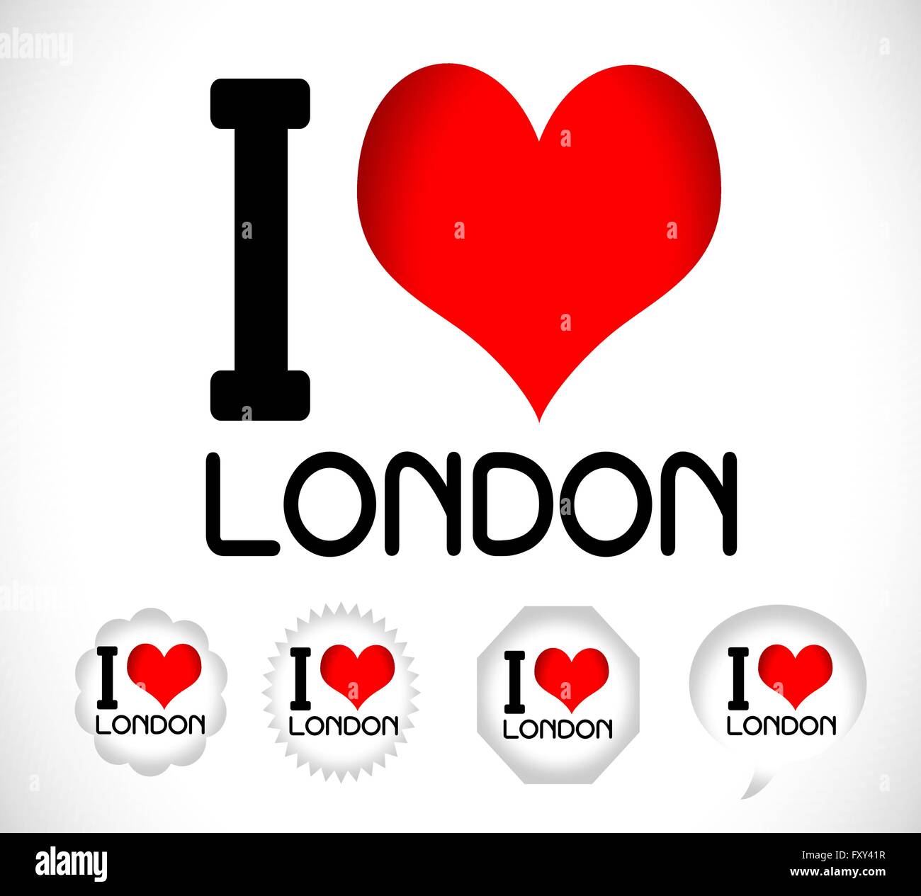 i love london Stock Vector Image & Art - Alamy