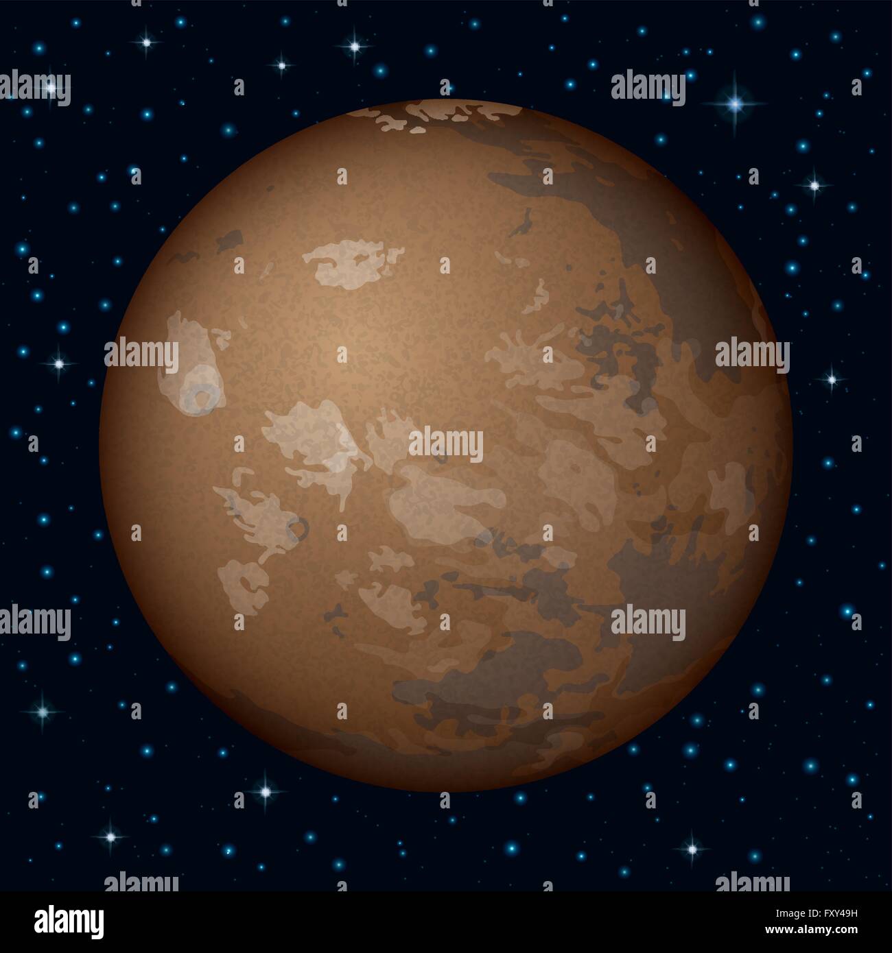 Realistic mars Stock Vector Images - Alamy