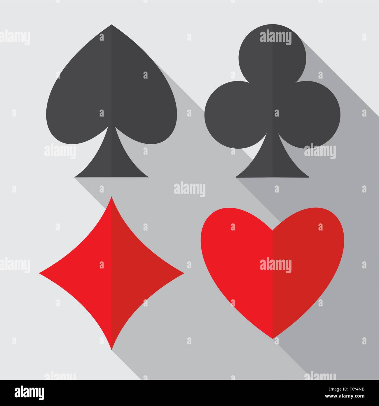 Suits of playing cards hi-res stock photography and images - Alamy
